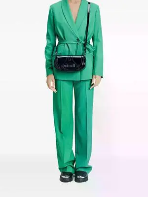 Just Cavalli Galaxy Patent-finish Cross Body Bag