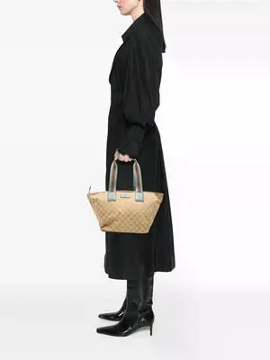 Gucci 2000-2015 Gg Canvas Web Tote Bag - Neutrals