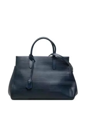LOUIS VUITTON 2014 Epi Marly Mm Satchel - Blue