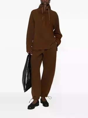Studio Nicholson Quarter-zip Drawstring Sweatshirt