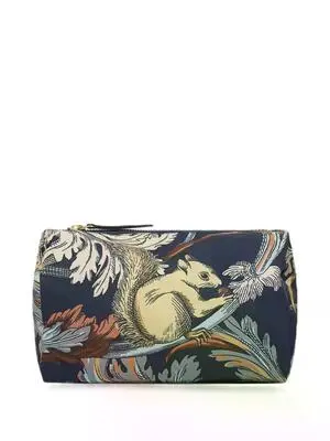 INOUI EDITIONS Rococo-print Cotton Make-up Bag - Blue