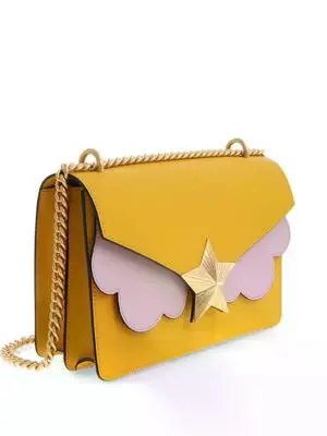 LES JEUNES ÉTOILES New Vega Star-clasp Shoulder Bag - Yellow