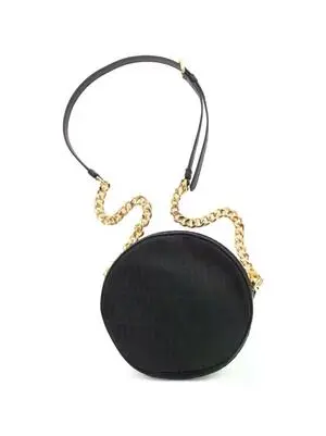 Moschino Logo-jacquard Round Shoulder Bag