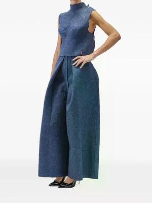 Sunnei Armatura Press-stud Top - Blue
