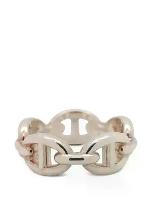 Hermès 2020s Enchaînée Pm Ring - Silver