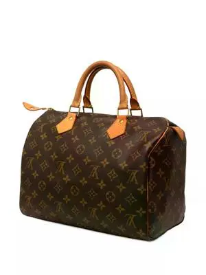 LOUIS VUITTON 2001 Monogram Speedy 30 Boston Bag