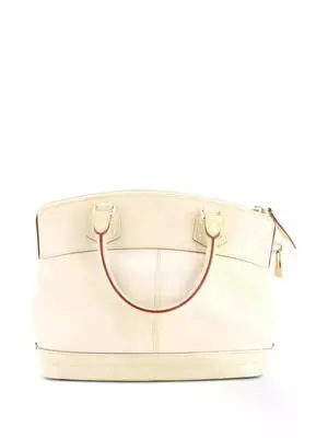 LOUIS VUITTON Suhali Lockit Handbag Leather Pm Tote Bag - Neutrals