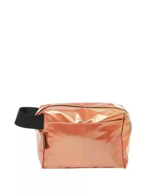 JACK GOMME Logo-detail Make-up Bag - Orange