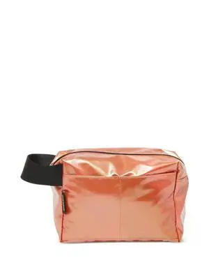 JACK GOMME Logo-detail Make-up Bag - Orange