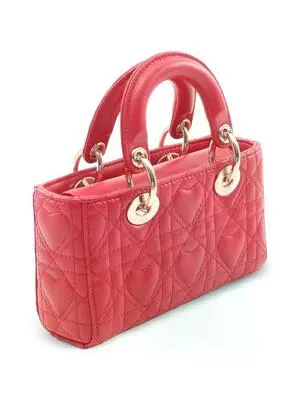 Dior 2010 Micro Lady D-joy Cannage Tote Bag