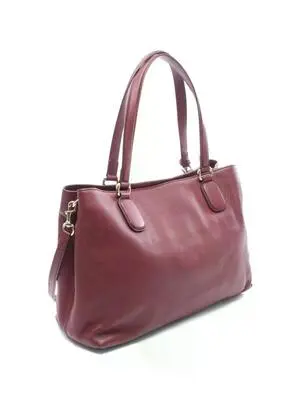 Gucci 2010s Soho Interlocking G Tote Bag - Red