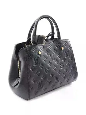 LOUIS VUITTON 2005 Bb Montaigne Monogram Empreinte Tote Bag