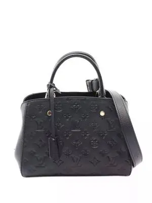 LOUIS VUITTON 2005 Bb Montaigne Monogram Empreinte Tote Bag