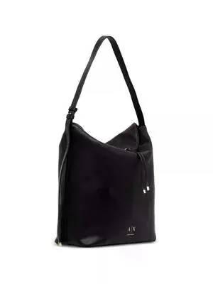 Armani Exchange Logo-print Drawstring Tote Bag