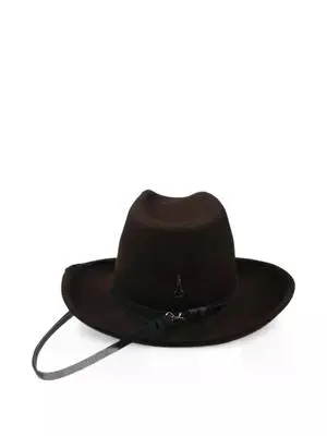 FILIPPO CATARZI Buckle-strap Felt Hat