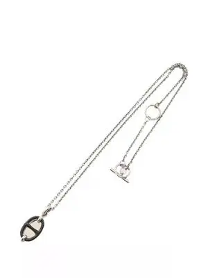 Hermès 2010s Chaîne D'ancre Mini Maillon Necklace - Silver