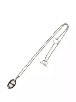 Hermès 2010s Chaîne D'ancre Mini Maillon Necklace - Silver