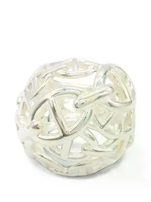 Hermès 2010s Chaine D'ancre Enchainée Cut-out Ring