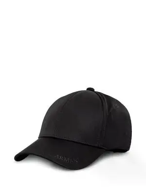 Armani Exchange Embroidered-logo Baseball Cap - Black