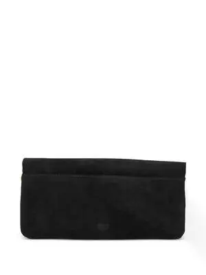 Pinko Suede Shoulder Bag - Black