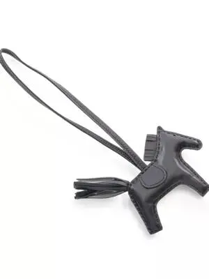 Hermès 2025 Pm Rodeo Bag Charm Black