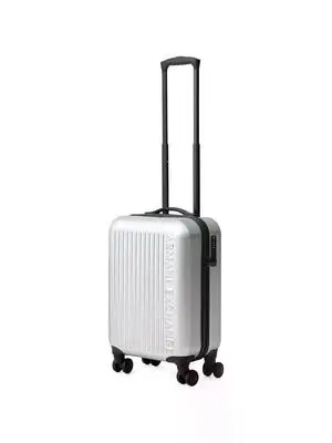 Armani Exchange Logo-embossed Ridged Luggage