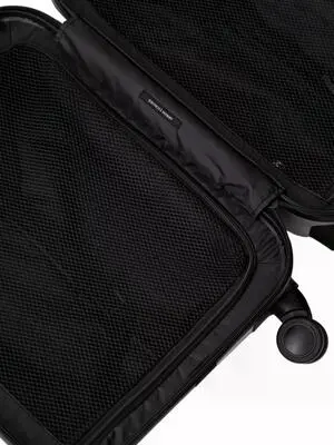 Armani Exchange Logo-embossed Ridged Luggage