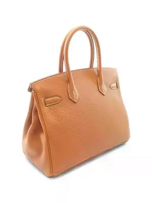 Hermès 2026 30 Birkin Tote Bag - Brown
