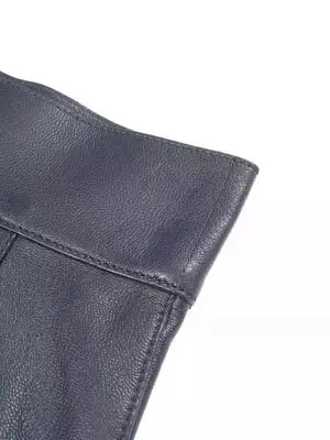 Hermès 2010s Chaîne D'ancre Leather Shorts