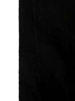 Armani Exchange Logo-embroidered Knitted Scarf - Black