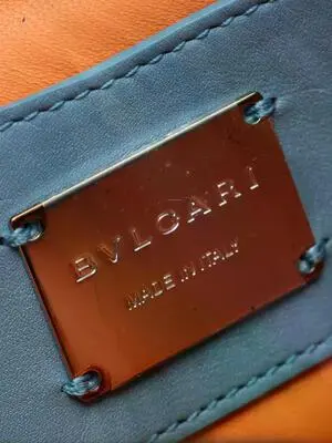 BVLGARI 2010s Mini Serpenti Cabochon Cross Body Bag