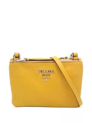 Prada 2010s Metal-logo Shoulder Bag