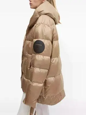 MMC STUDIO Jesso Quilted Hooded Jacket - Neutrals