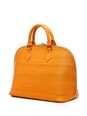 LOUIS VUITTON 2003 Epi Alma Pm Satchel - Orange