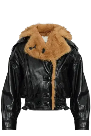 Isabel Marant Étoile Leather Jacket ‘valina - Black