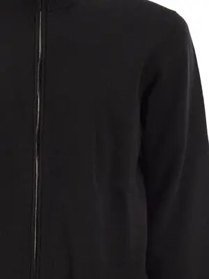 Peserico Virgin Wool And Cashmere Zip Cardigan