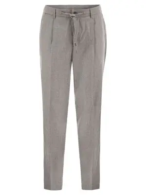 Peserico Zip Up Pants For Men