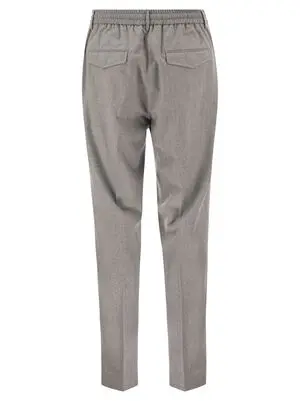 Peserico Virgin Wool Tailored Jogger Trousers