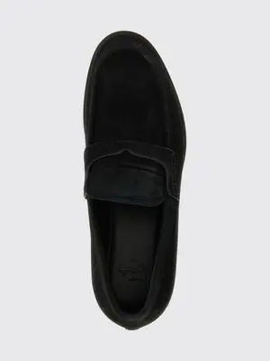 CHRISTIAN LOUBOUTIN Cavavin Suede Calfskin Penny Loafers - Black