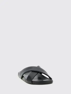 Saint Laurent Nichols Leather Sandals - Black