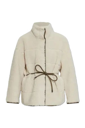 Bogner Shearling Coat ‘kimberly - Cream