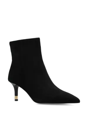 Furla Suede Heeled Ankle Boots ‘aria