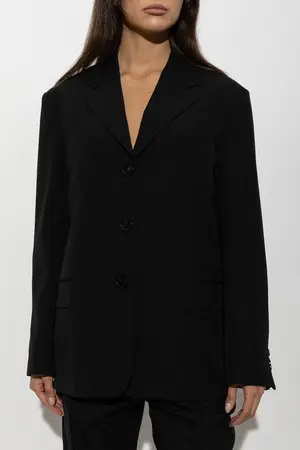 Loewe Wool Blazer With Open Lapels