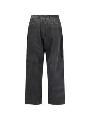 Paul Smith Pleated Corduroy Trousers - Grey
