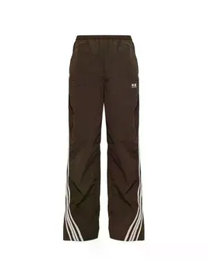 P.E Nation Radius Side-stripe Track Pants - Brown