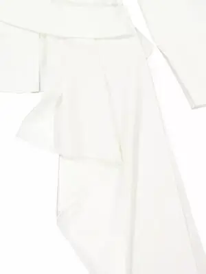 Roland Mouret Draped Off-the-shoulder Jacket