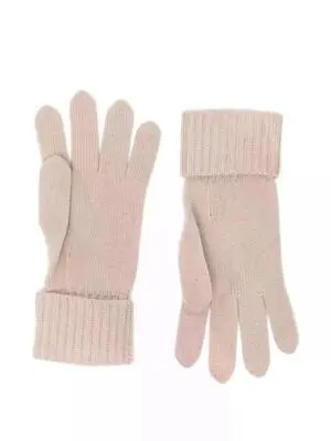N.peal Ribbed Gloves - Neutrals