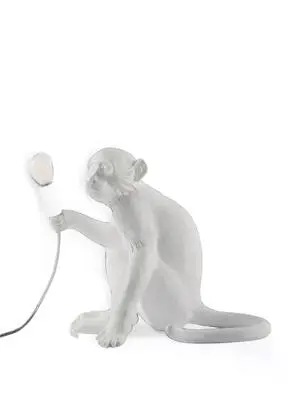 SELETTI Monkey Table Lamp - White