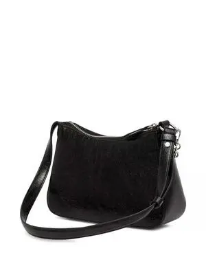 Armani Exchange Mini Logo-plaque Crinkled-finish Tote Bag