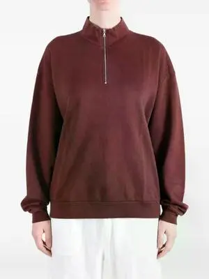 Auralee Half-zip Sweatshirt - Red